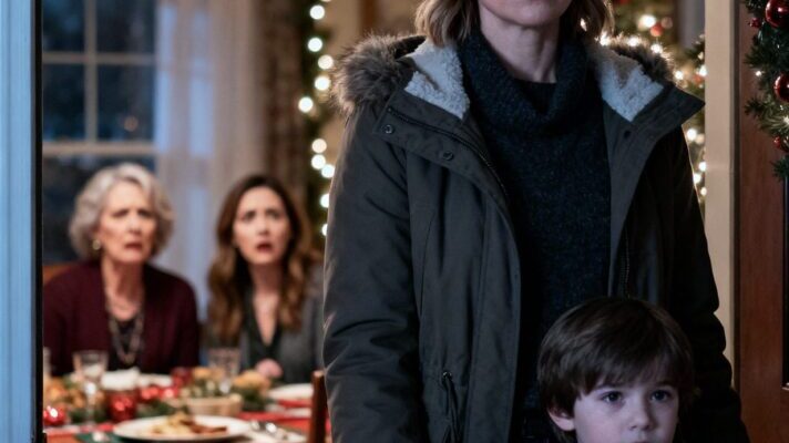 Ma famille a mis mon fils de sept ans et moi dehors pendant le dîner de ...