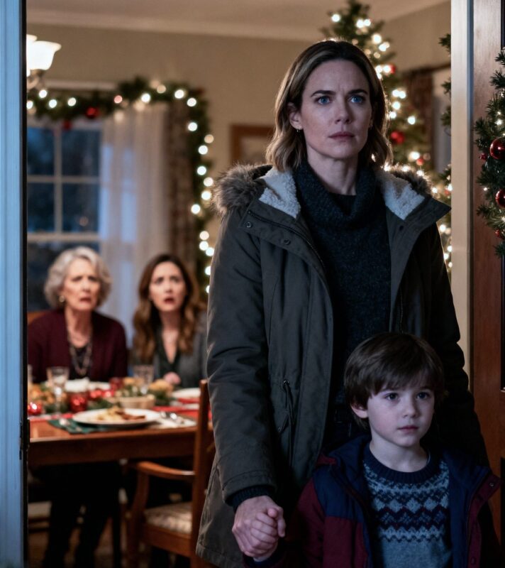 Ma famille a mis mon fils de sept ans et moi dehors pendant le dîner de ...